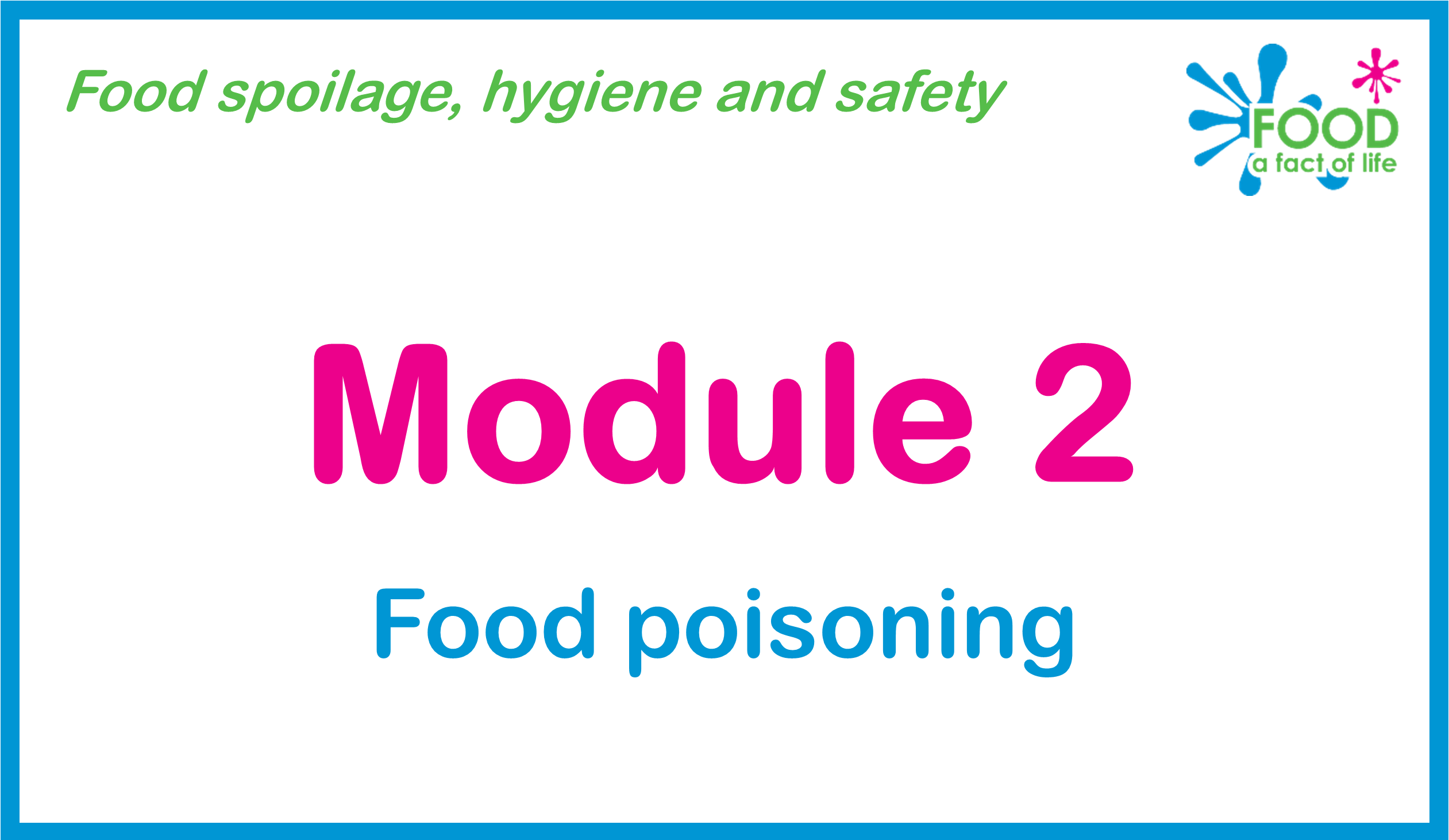 Food spoilage, hygiene and safety BNF online nutrition training and ...